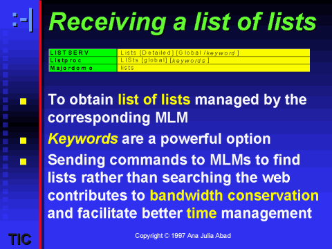 Receiving a list of lists